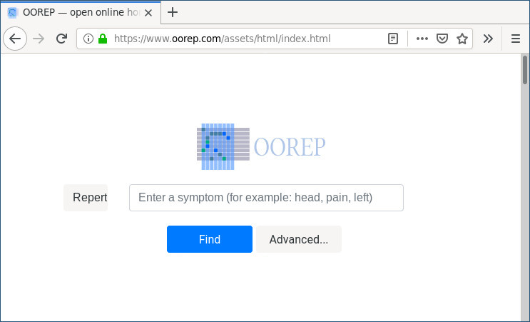 OOREP - open online homeopathic repertory